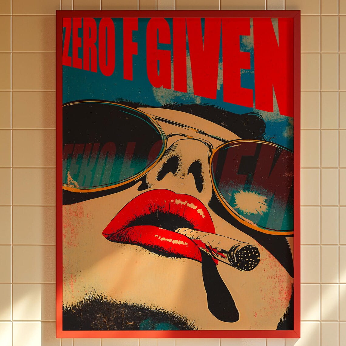 Retro Wall Art, Grunge Decor, Vintage Aesthetic Art, Typography Poster ...