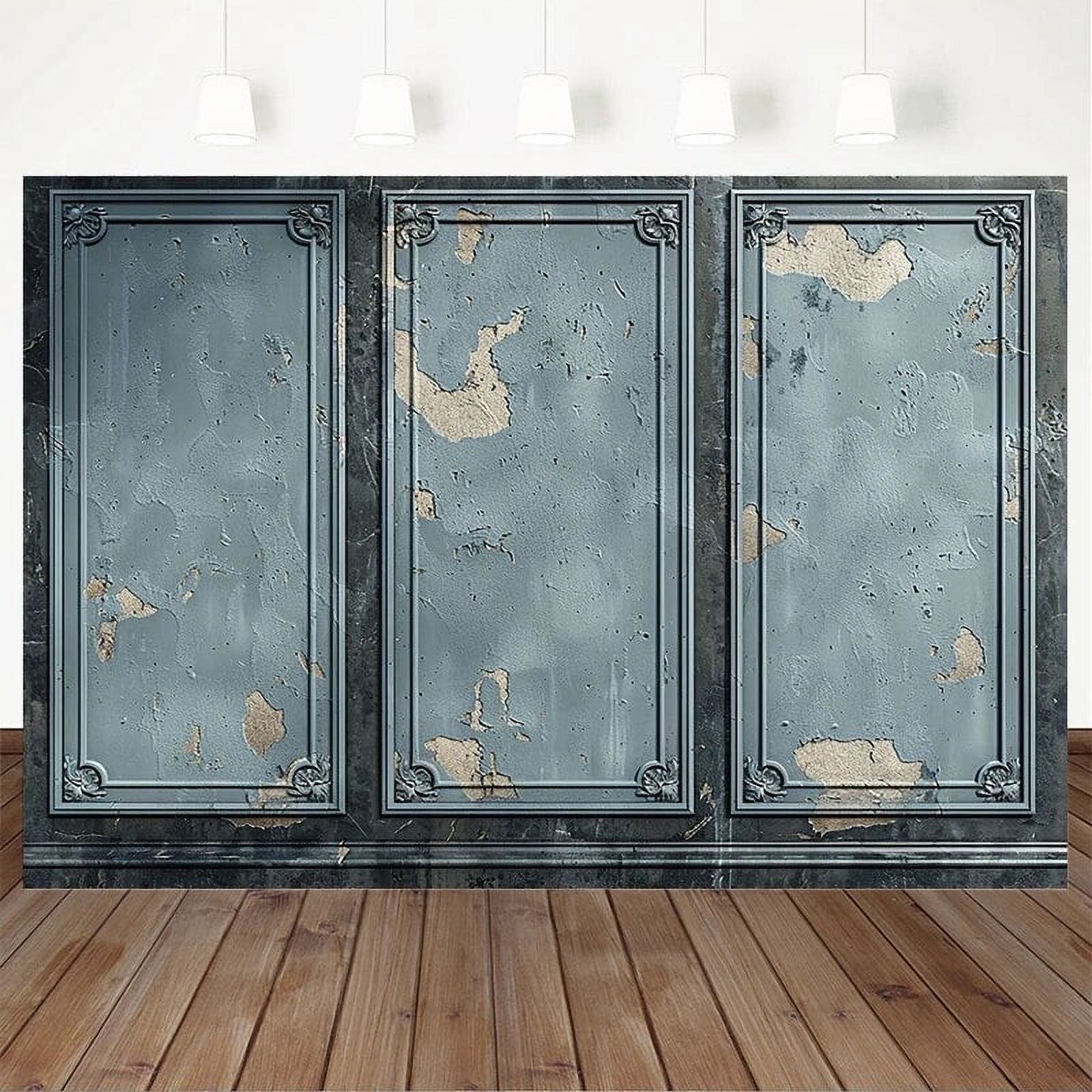 Retro Wall Photography Backdrop Square Border Marble Texture Background ...