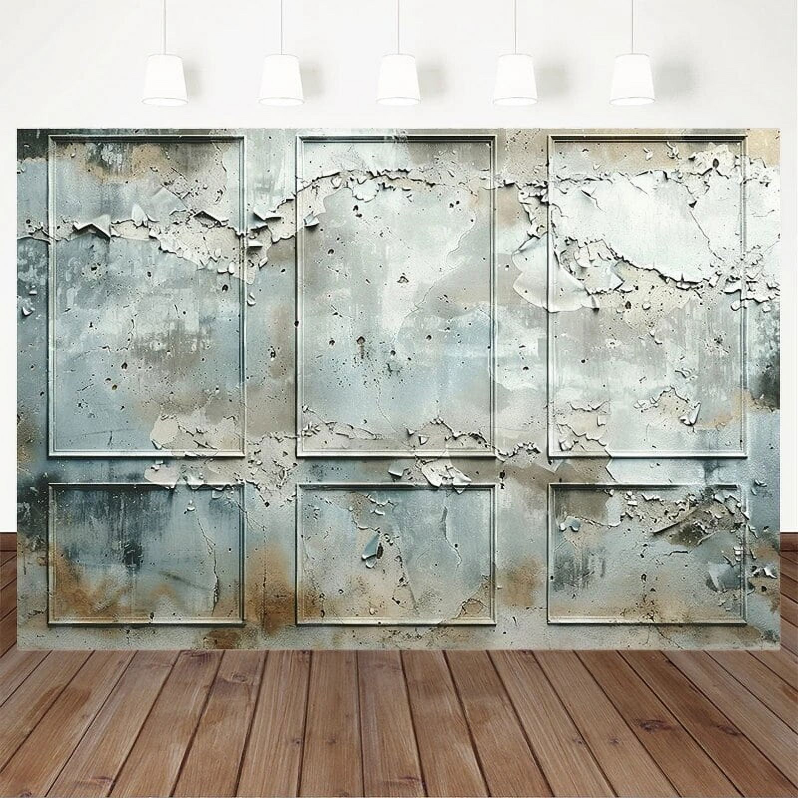 Retro Wall Photography Backdrop Square Border Marble Texture Background ...