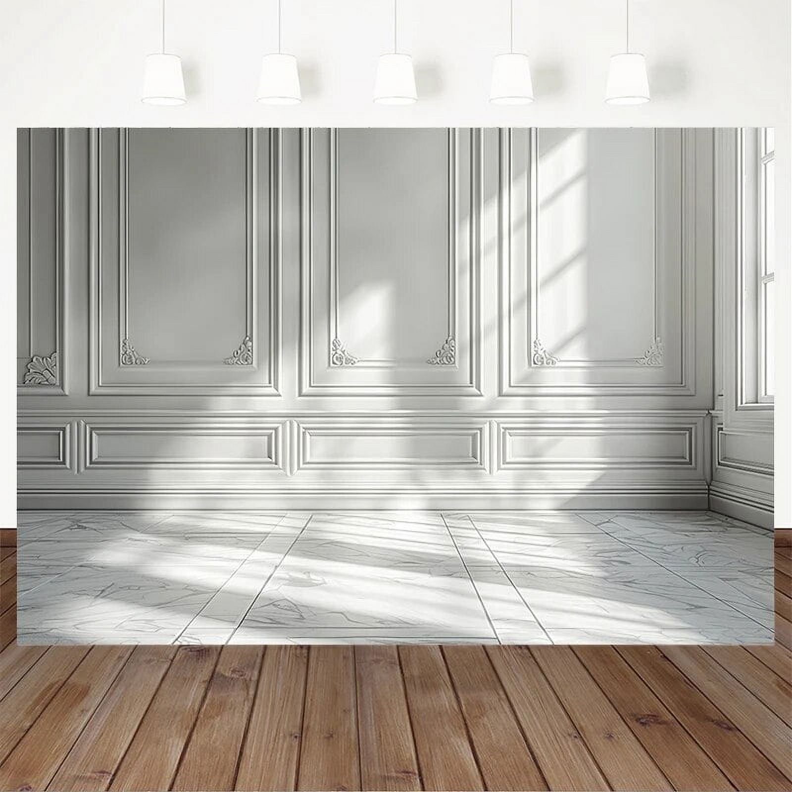 Retro Wall Photography Backdrop Square Border Marble Texture Background ...