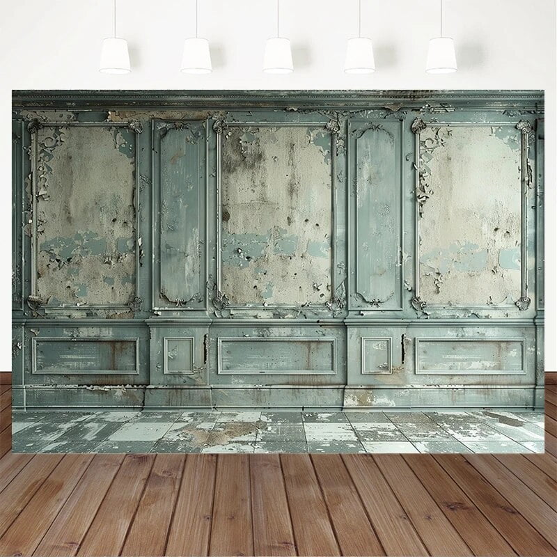 Retro Wall Photography Backdrop Square Border Marble Texture Background ...