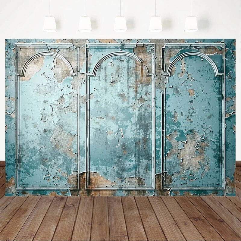Retro Wall Photography Backdrop Square Border Marble Texture Background ...