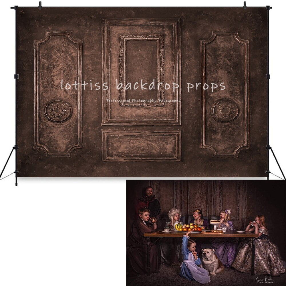 Retro Wall Photography Background Interior Classic Wall Child Adult ...