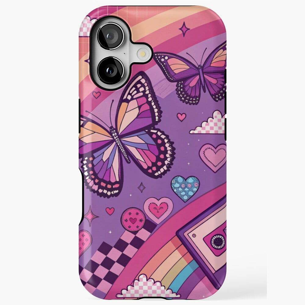 Retro Whimsy Wonderland Phone Case with iPhone 11 to 17 Pro Max ...