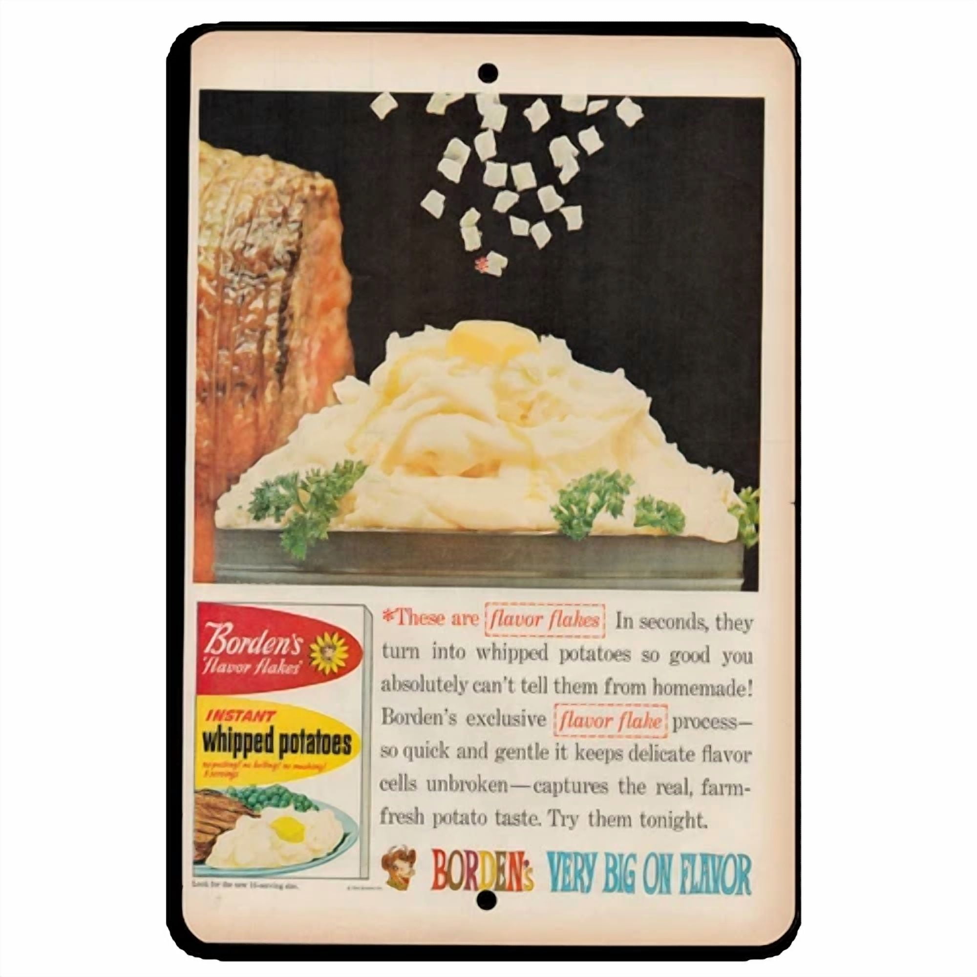Retro Whipped Potato Ad: Delight Your Taste Buds! - Walmart.com