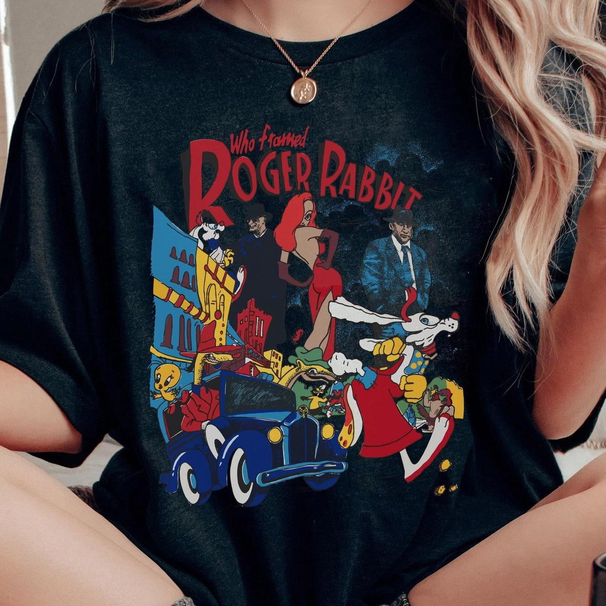 Retro Who Framed Roger Rabbit Characters Shirt - Walmart.com