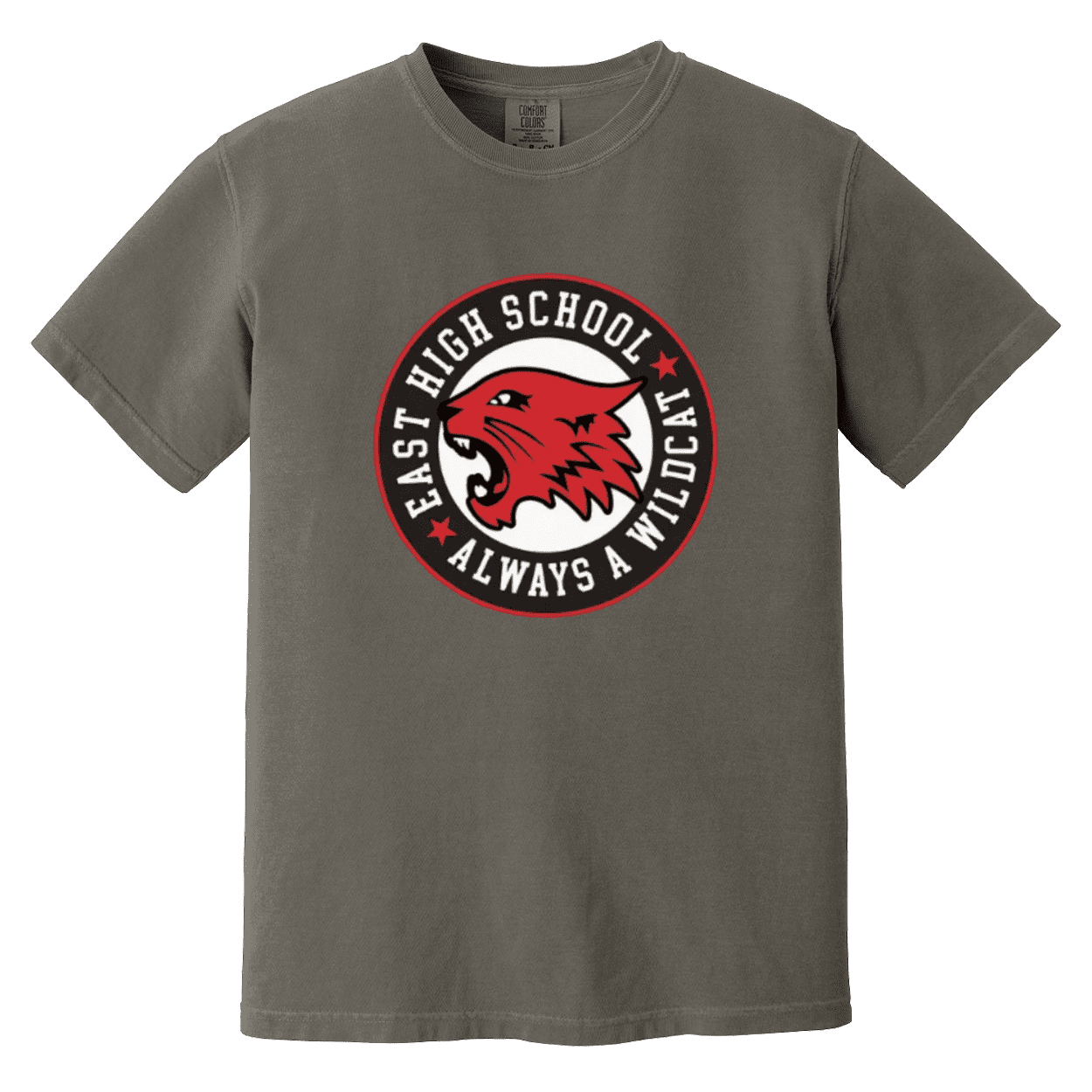 Retro Wildcats Mascot Pride Sports Spirit Graphic Print Comfort Color T-Shirt, for men & women ...