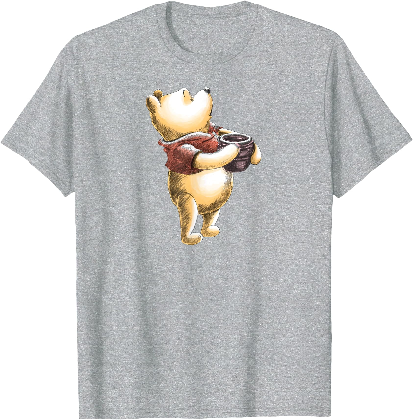 Retro Winnie the Pooh Sketch Unisex Softstyle T-Shirt for Men Women ...