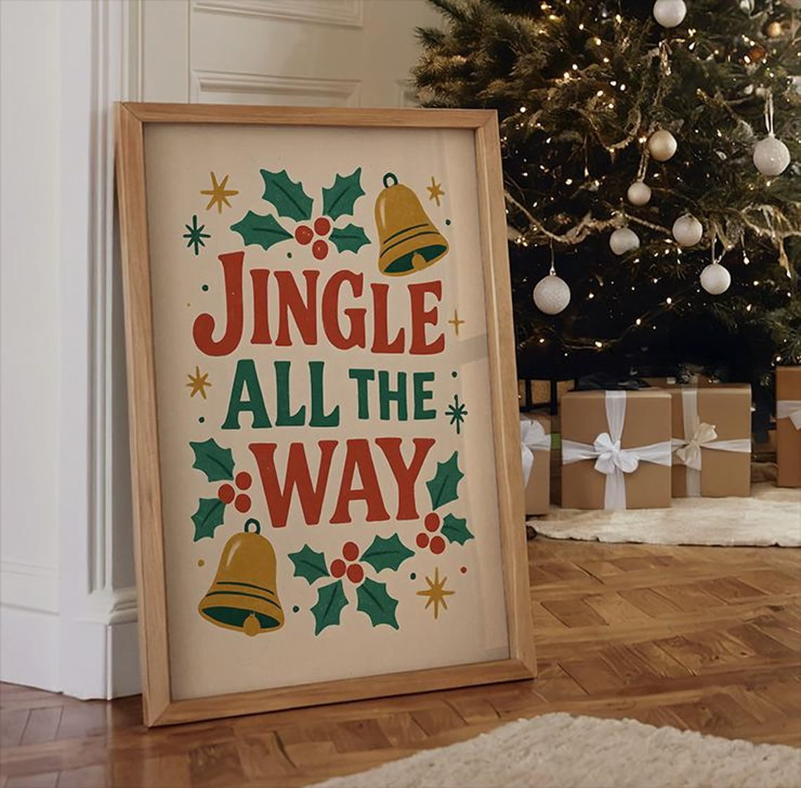 Retro Winter Poster, Winter Poster, Jingle All The Way, Winter ...