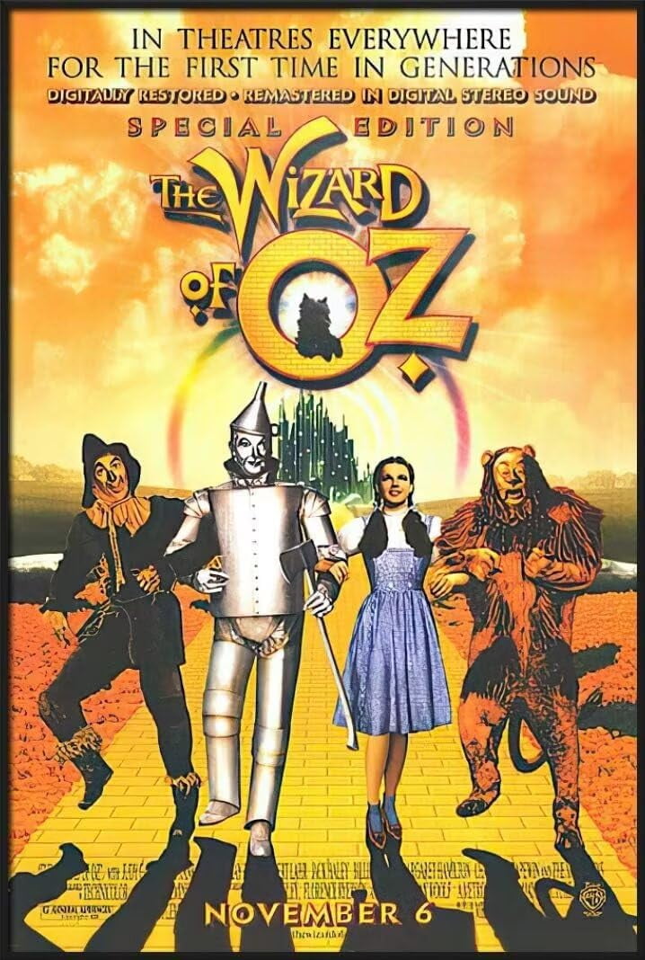 Retro The Wizard of Oz((1998) Movie Posters Classic Film Tin Signs Funny Party Decorations Gifts ...