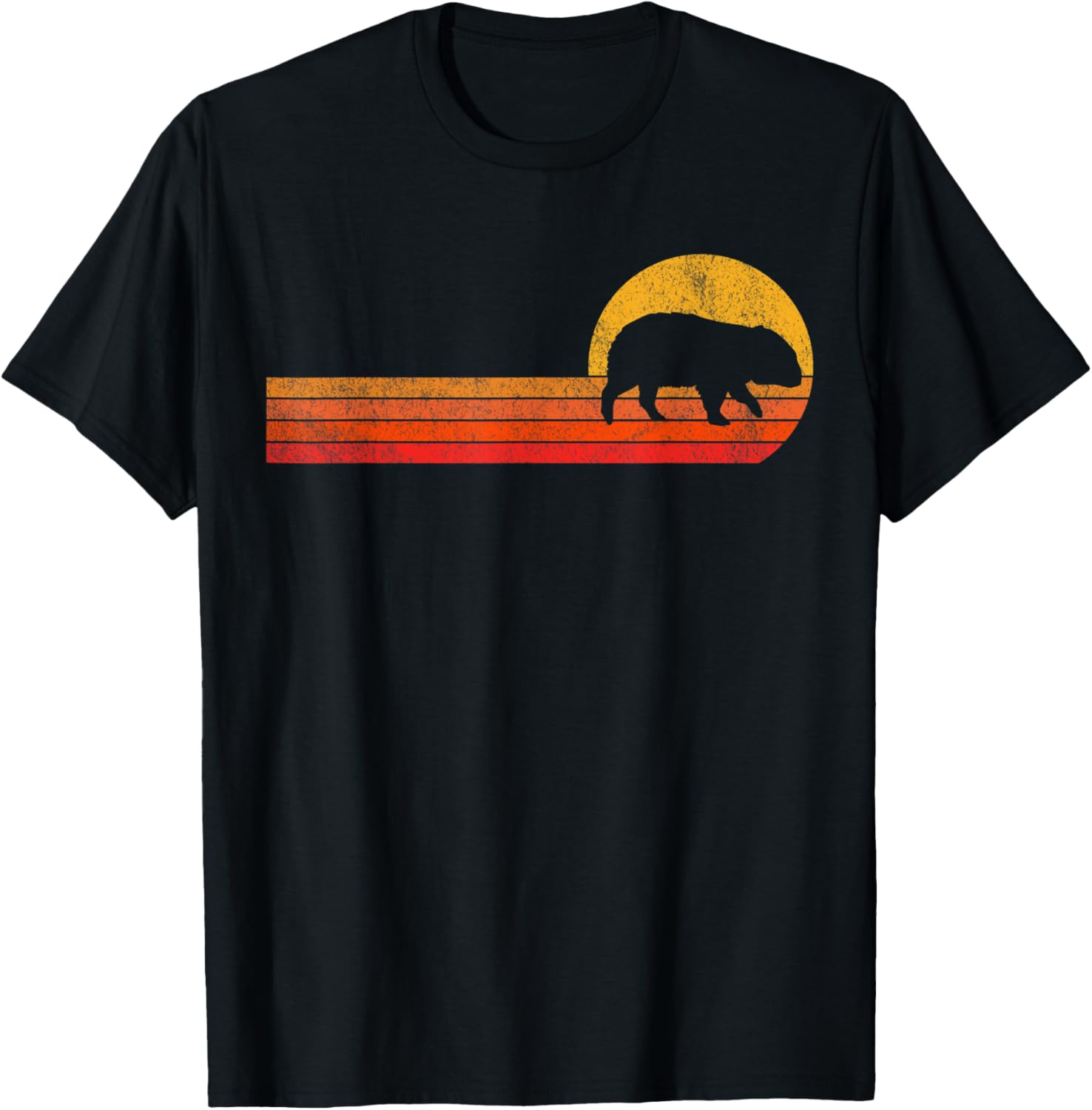 Retro Wombat Lover Funny Wombat Vintage T-Shirt - Walmart.com