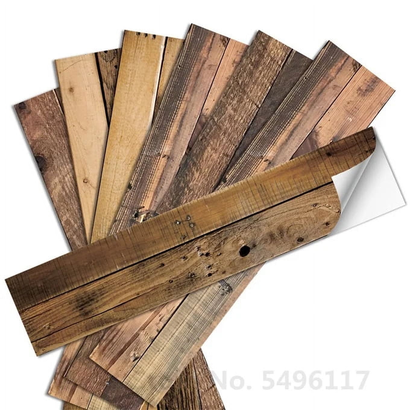 Retro Wood Grain Stairs Stickers Self-adhesive Vinyl Desktop Sticker ...