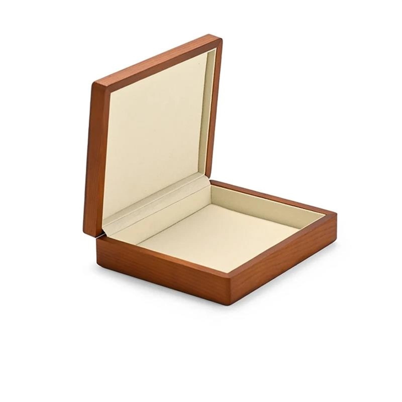 Retro Wooden Jewelry Display Box Ring Display Holder With Microfiber ...