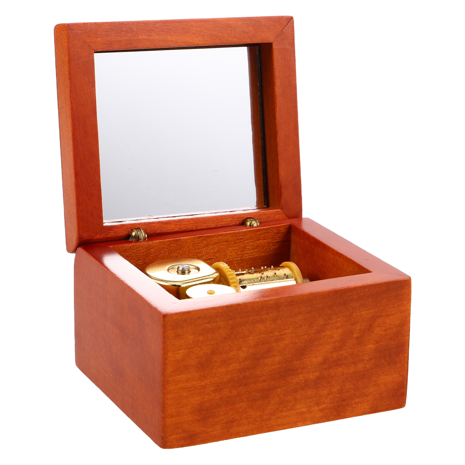 Retro Wooden Music Box Clockwork Mechanism for Music Lovers Vintage ...