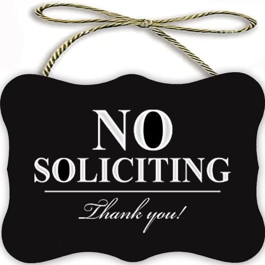 Retro Wooden Signs/No Solicitors Wood Sign,Wall Art Decor Wooden Signs ...