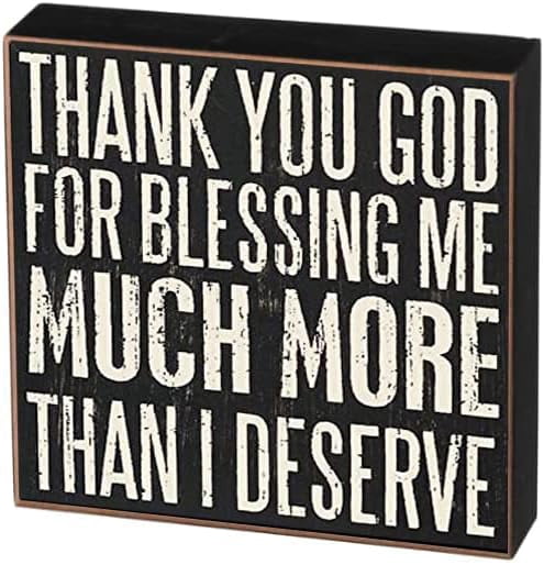 Retro Wooden Signs/Thank You God-Black and White Sign(can also be ...