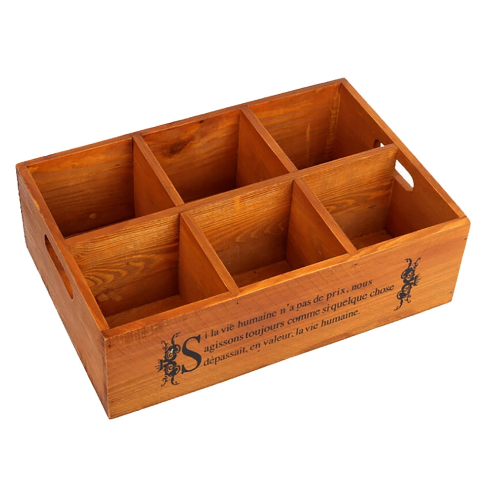 Retro Wooden Storage Box Vintage Window Display Box Props DIY Shooting ...