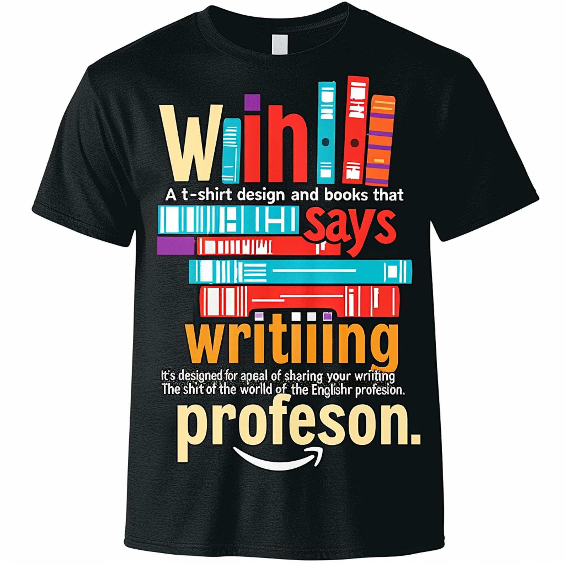 Retro Writers Support Local Library Tee Vintage Bookshelf Design ...