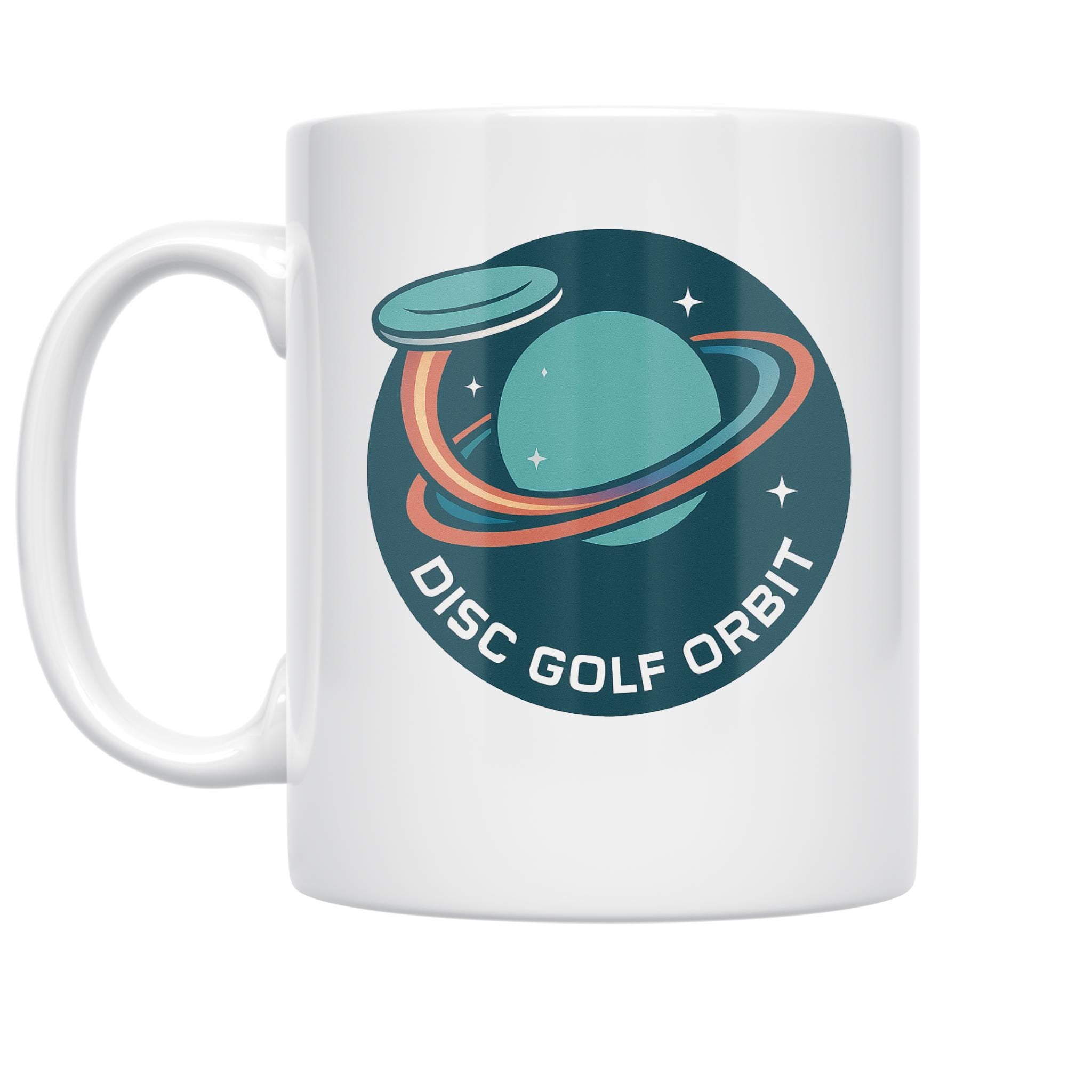 Retro Y2K Flying Disc Design - Disc Golf Enthusiast - 11 oz Ceramic ...