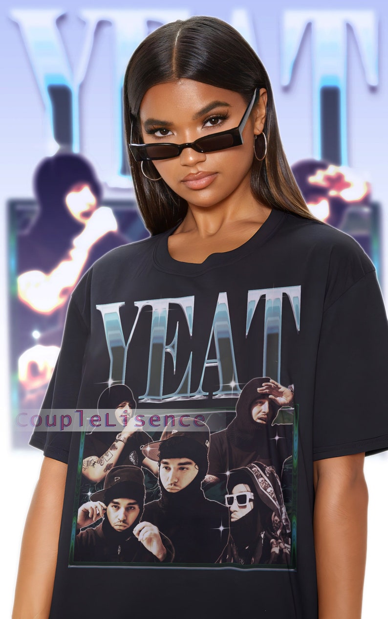 Retro YEAT RAPPER Vintage | Yeat Rapper Homage Fan Tees | Yeat Rapper ...