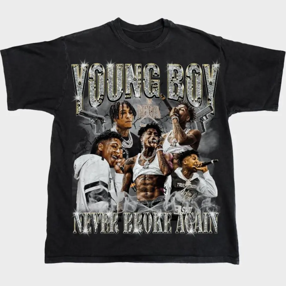 Retro Youngboy Tour T-Shirt, Vintage Hip Hop Rap Design, A Must-Have ...