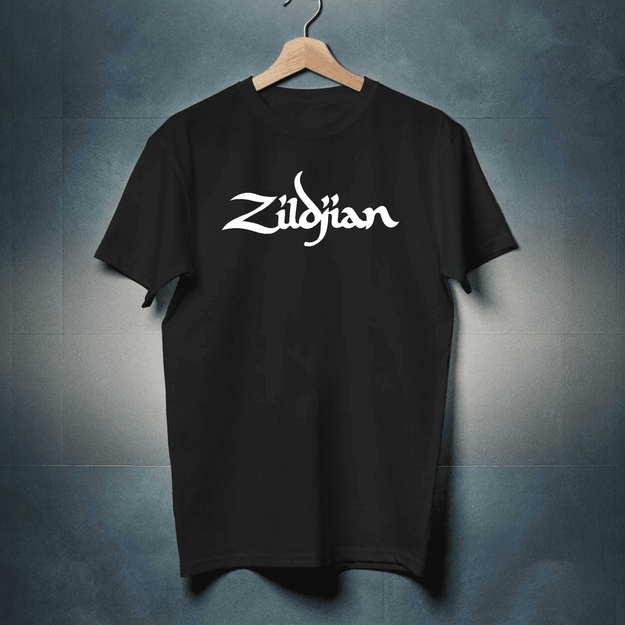 Retro ZILDJIAN T-SHIRT logo Drummer Cymbals Drums Music Cymbal Tee S ...