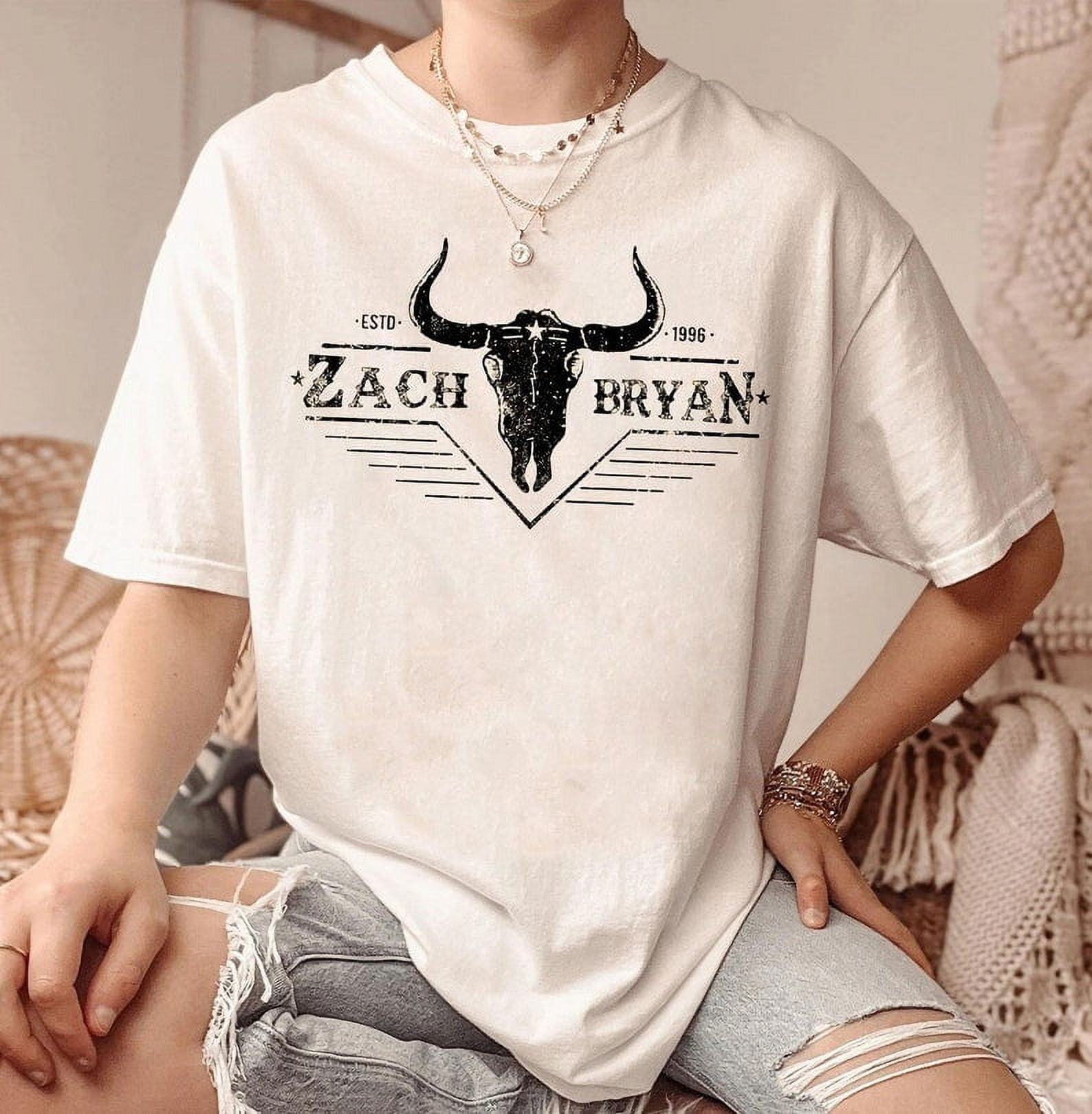 Retro Zach Bryan Est 1996 Shirt, The Quittin Time Tour 2024 Shirt, Zach ...