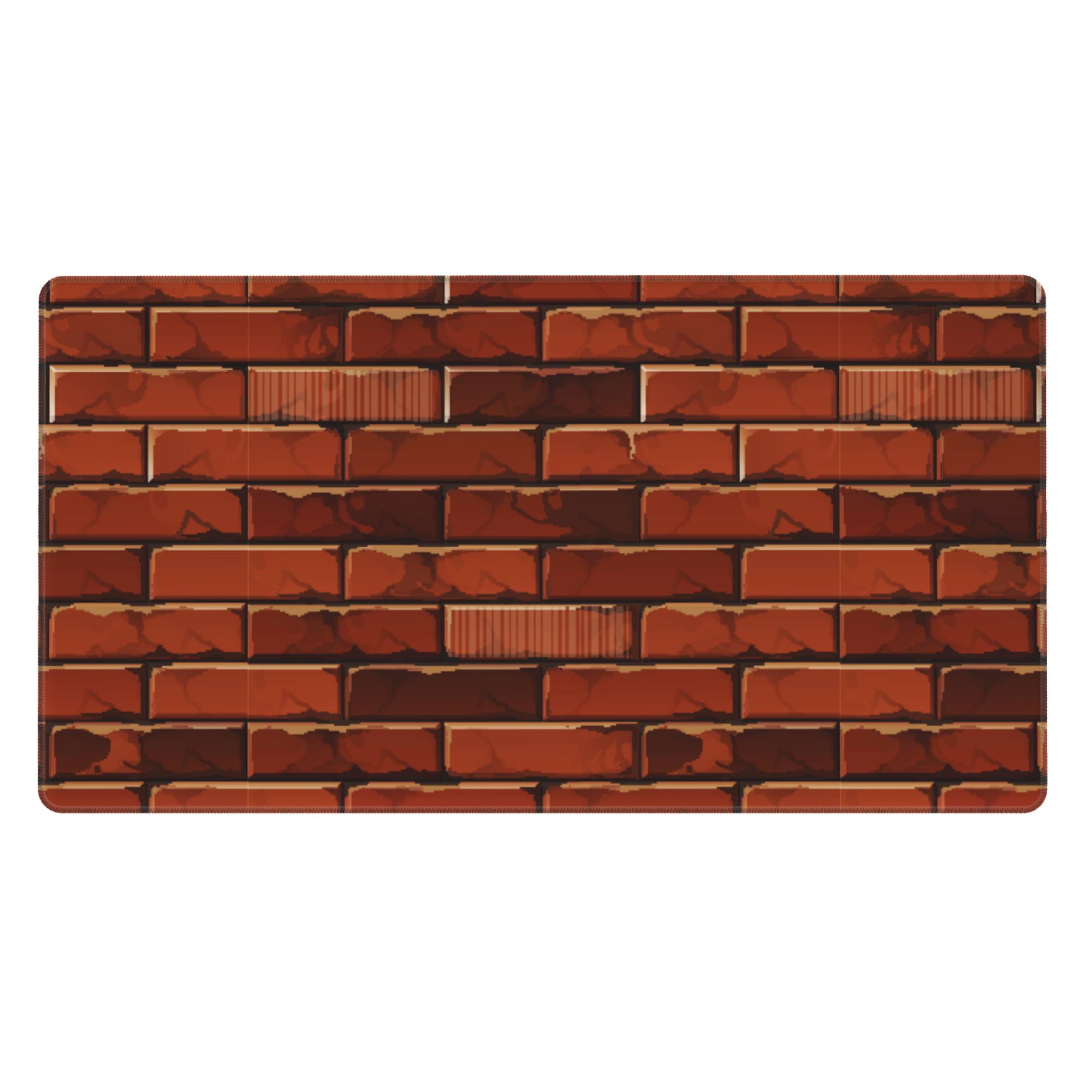 Retro brick wall pattern background Large Gaming Mouse Pad, Large ...