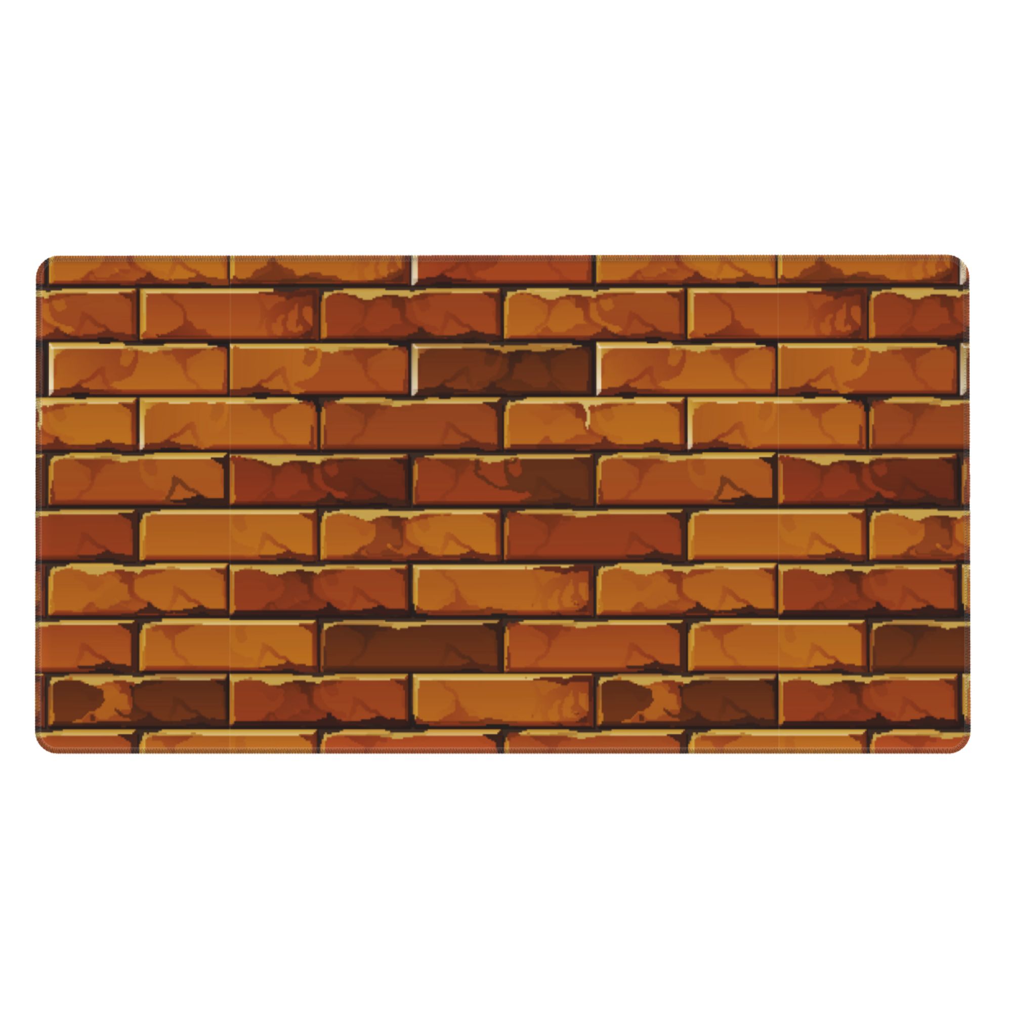 Retro brick wall pattern background Large Gaming Mouse Pad, Large ...