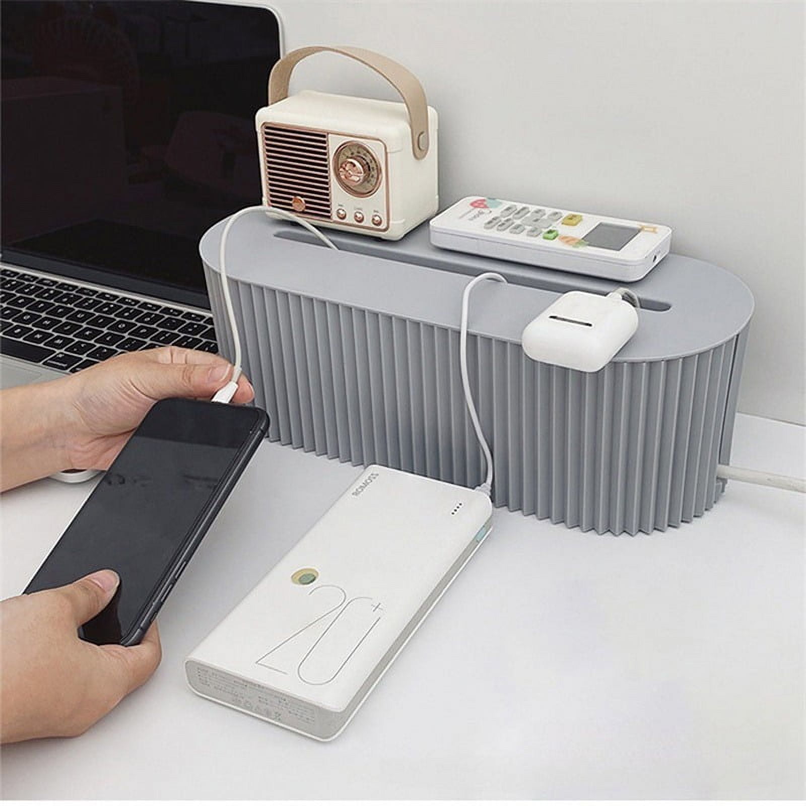 Retro home power strip storage box, safe point socket storage, wire ...