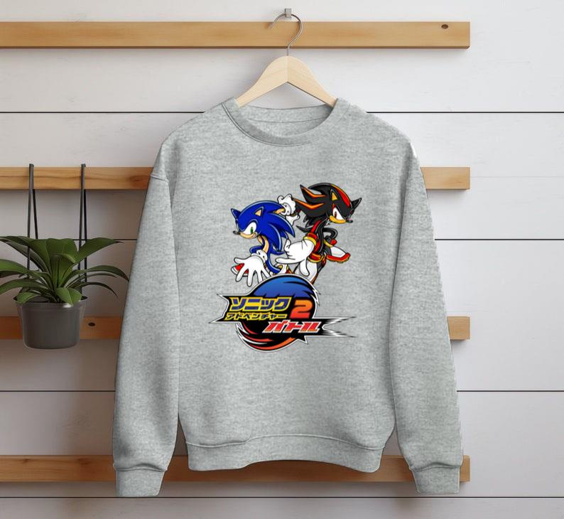 Retro inspired Sonic Japanese shirt, Sonic Adventure 2 t-shirt , Unisex ...
