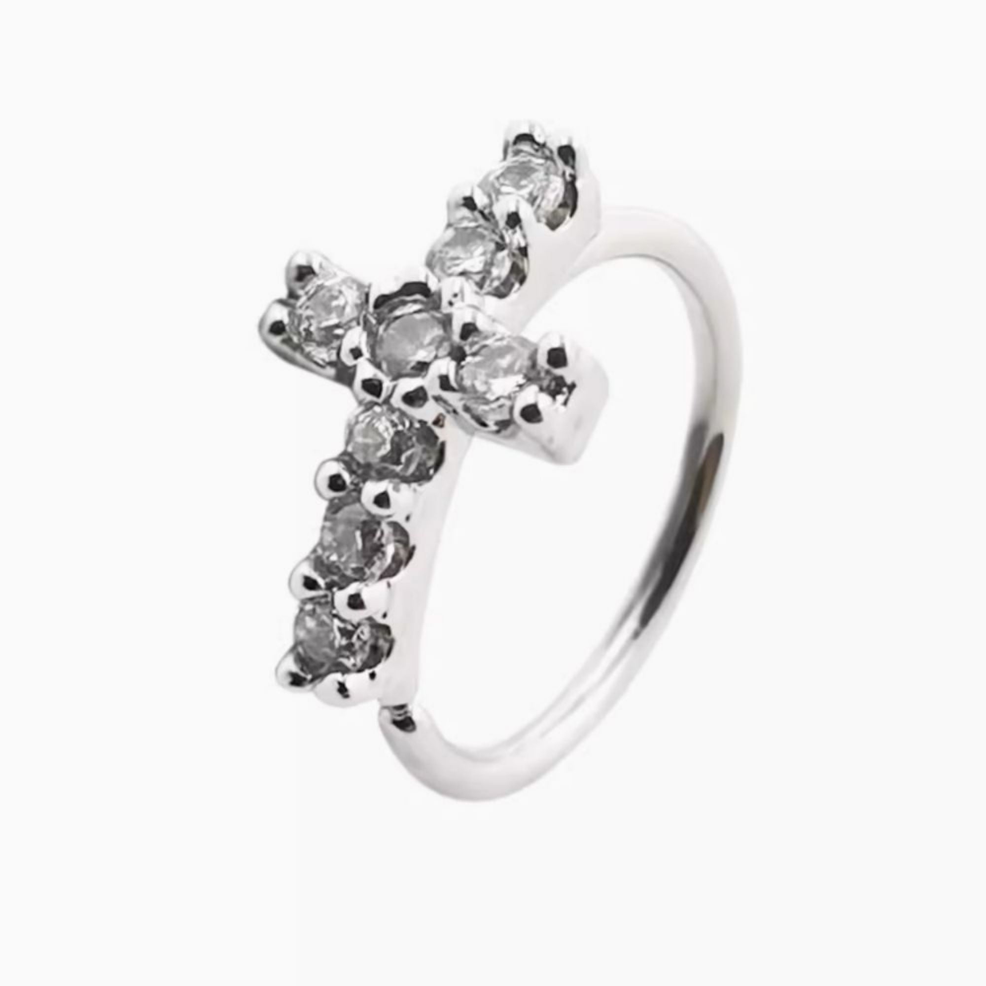 Retro nose nails, cross nose rings, personalized nose nails, titanium ...