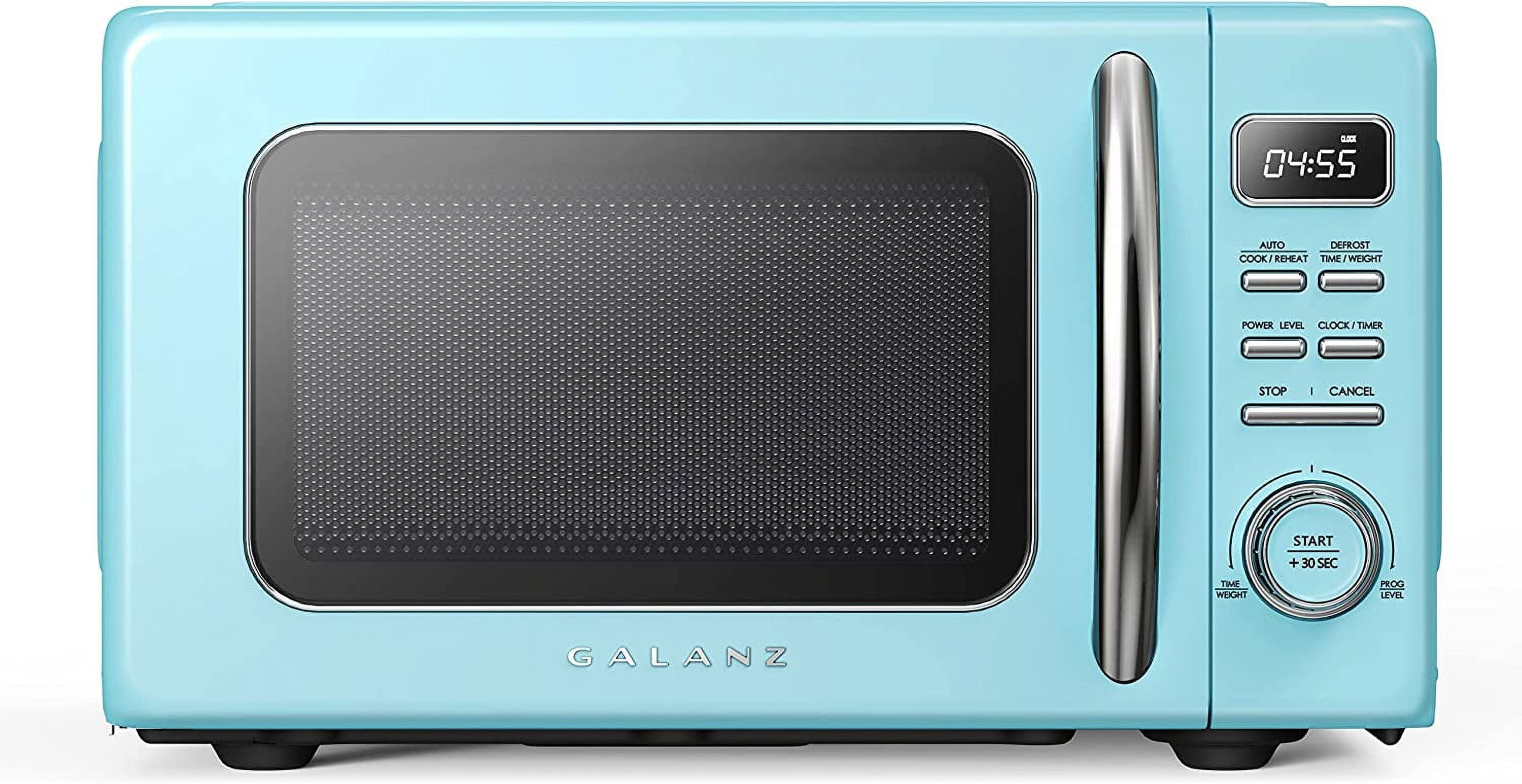 Retro-style Countertop Microwave Oven, 7 Cubic Feet Capacity, with ...