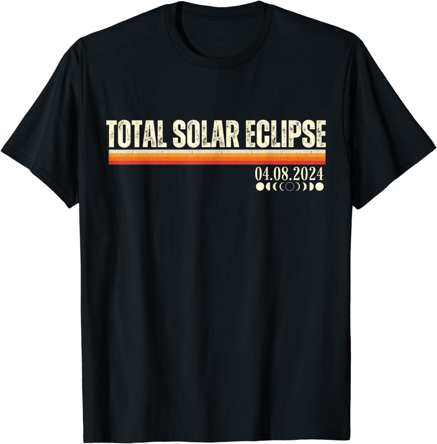 Retro total Solar Eclipse 2024 Party America Usa Souvenir T-Shirt ...
