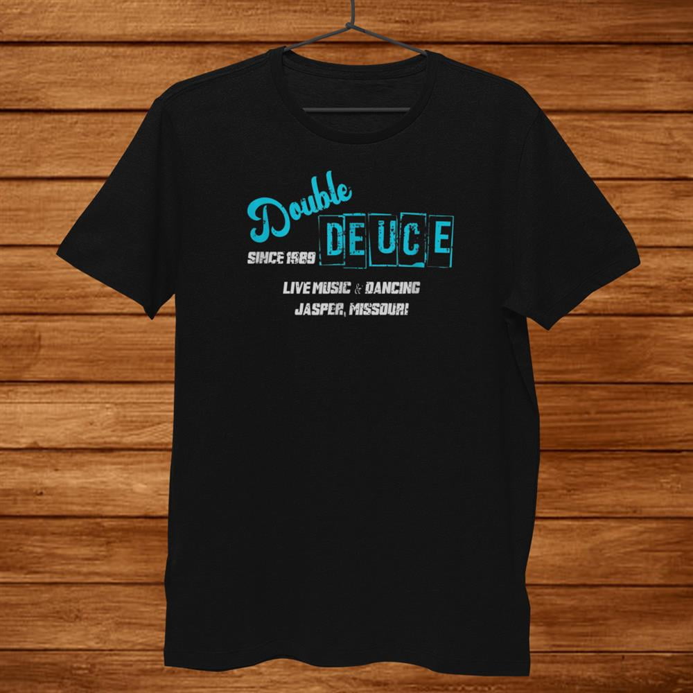 Retro0s Double Deuce Novelty Roadhouse Shirt Gift Black Unisex T-Shirt ...
