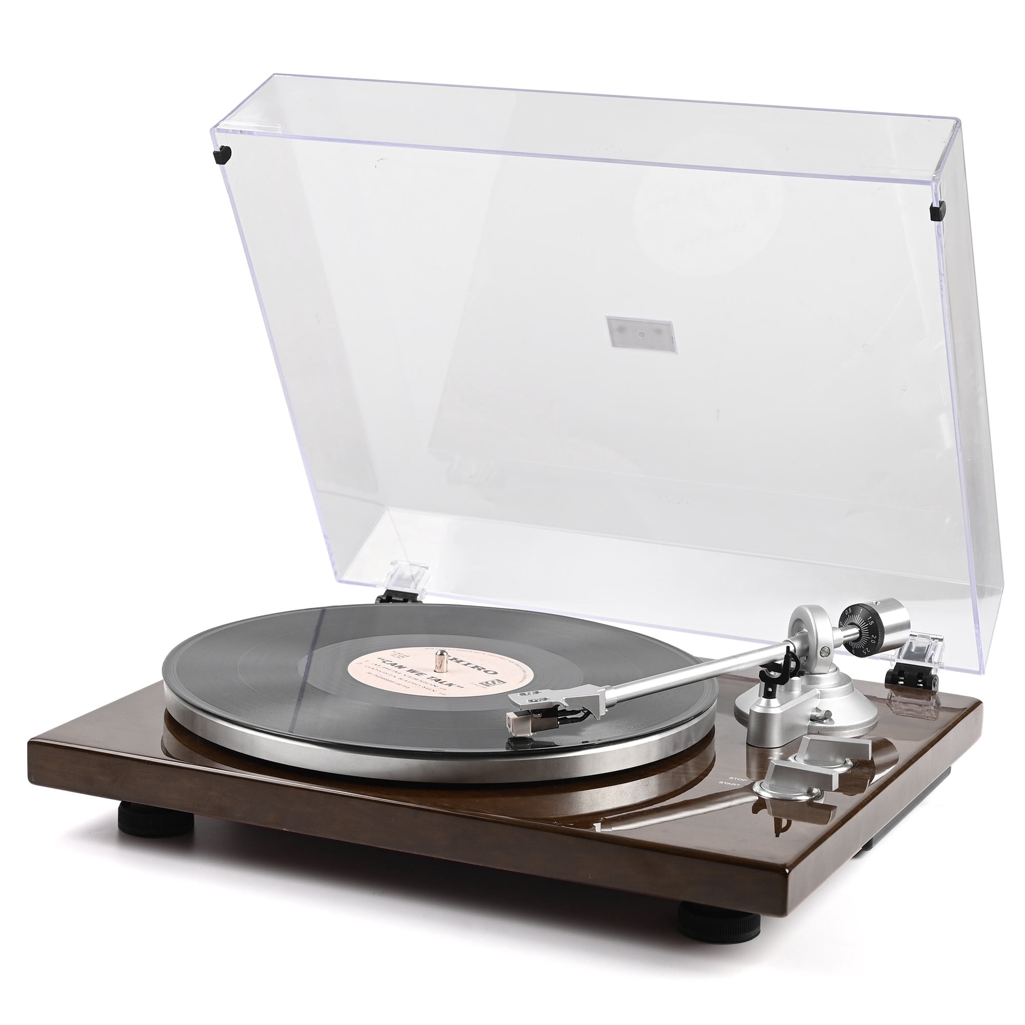 RetroAudio Turntable with Wireless Output Connectivity, Vinyl Player ...