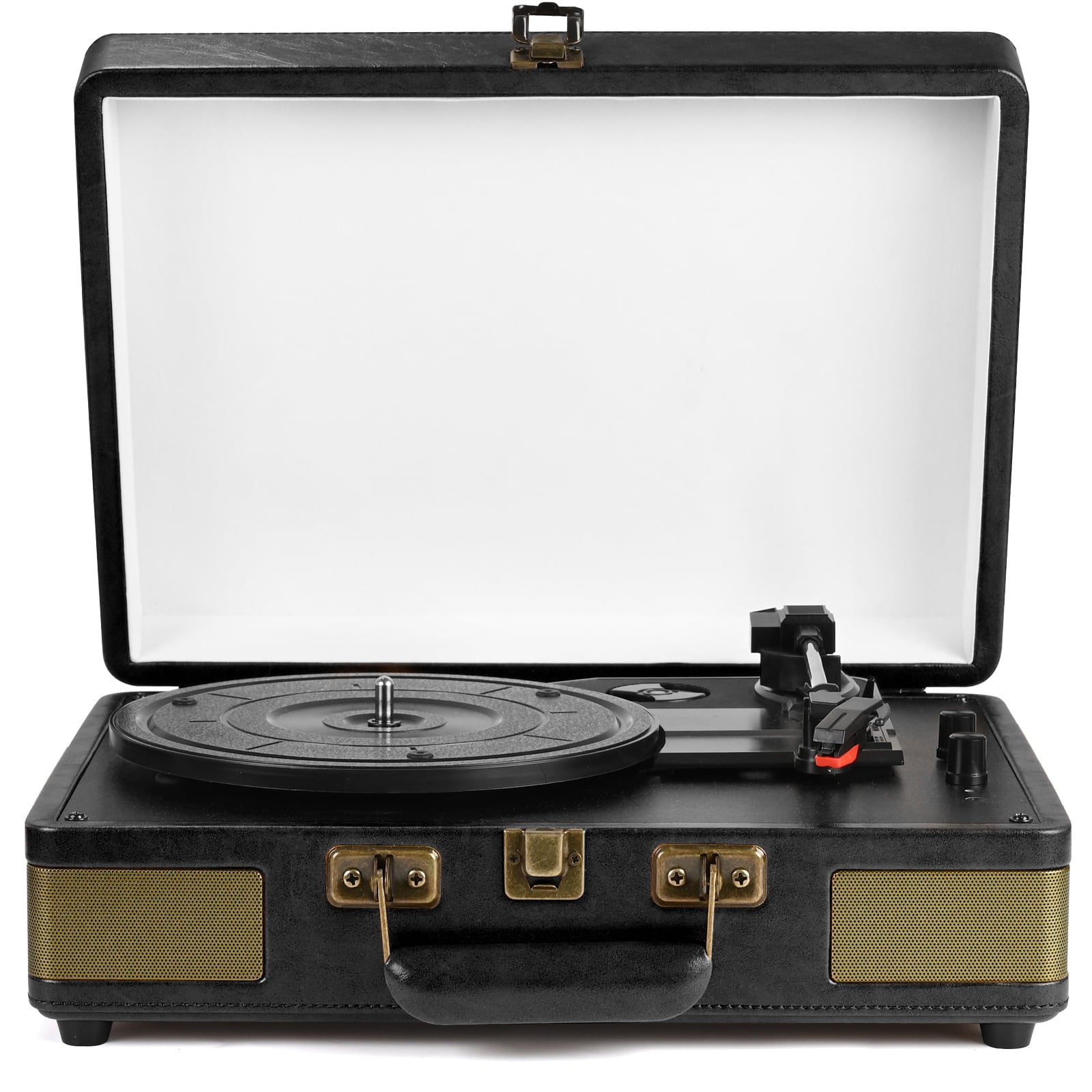 RetroAudio Vinyl Record Player 3-Speed Turntable with Bluetooth ...