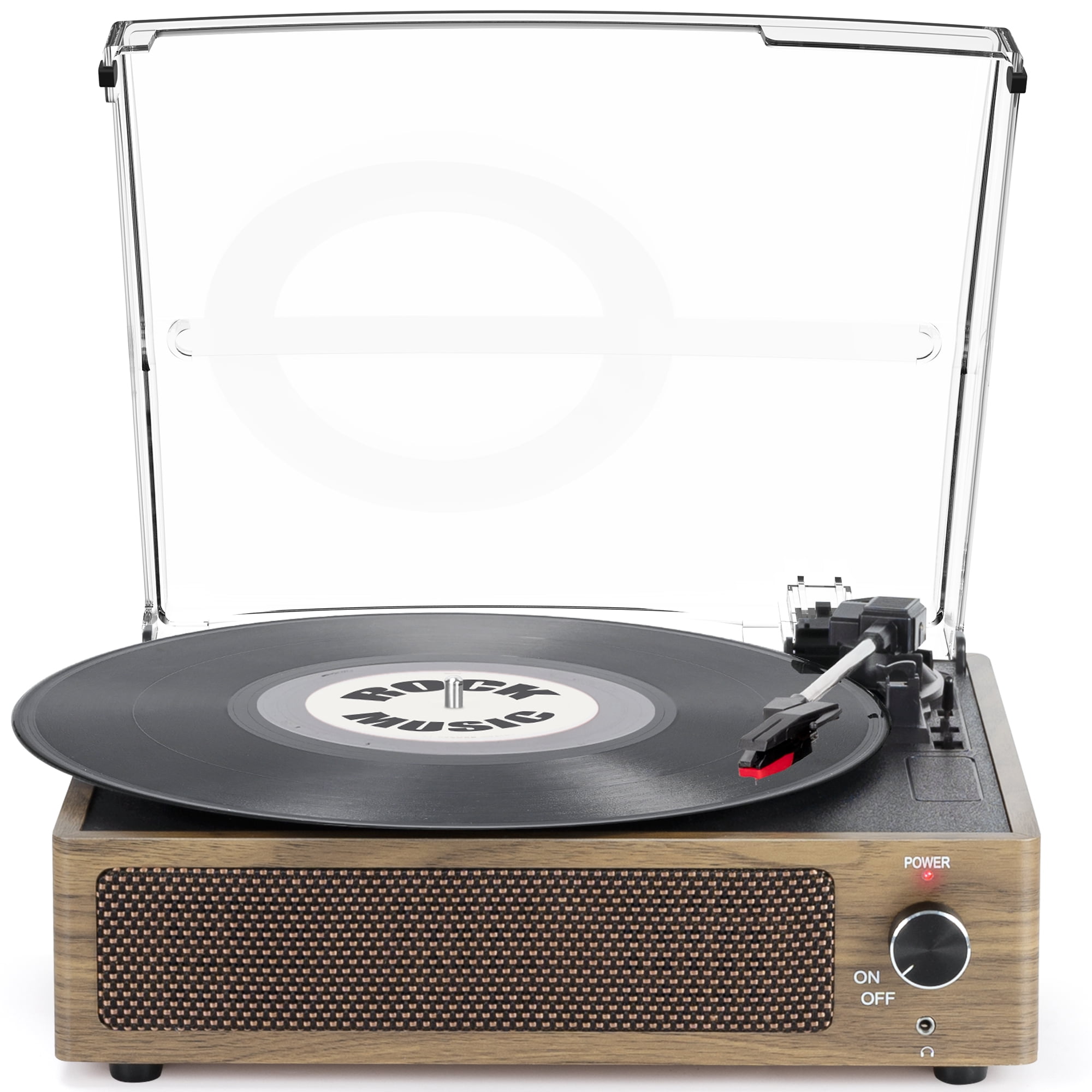 RetroAudio Vinyl Record Player with Speaker Vintage Bluetooth Wireless ...
