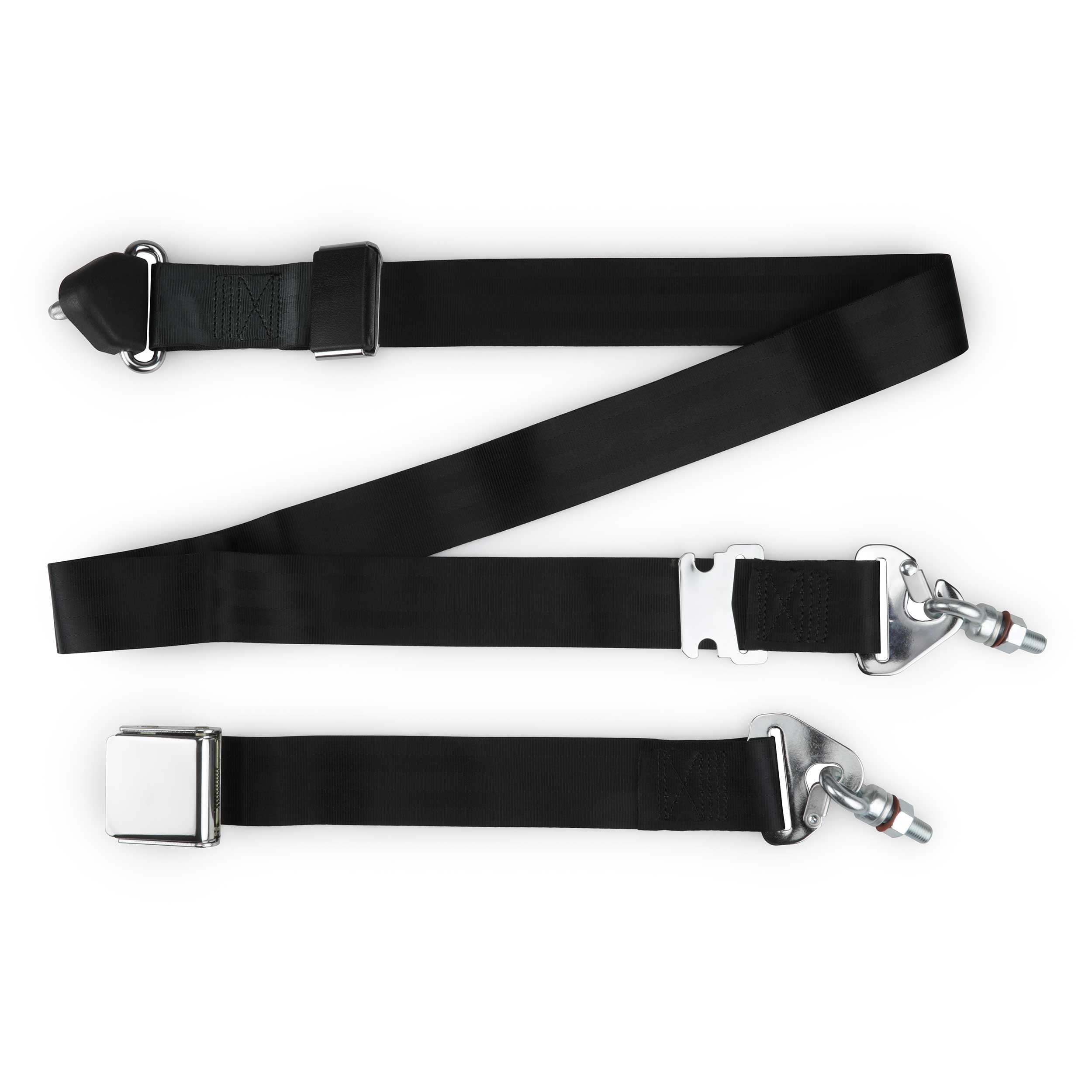 RetroBelt Black 3-Point Lap & Shoulder Seat Belt 20" Adjustable ...