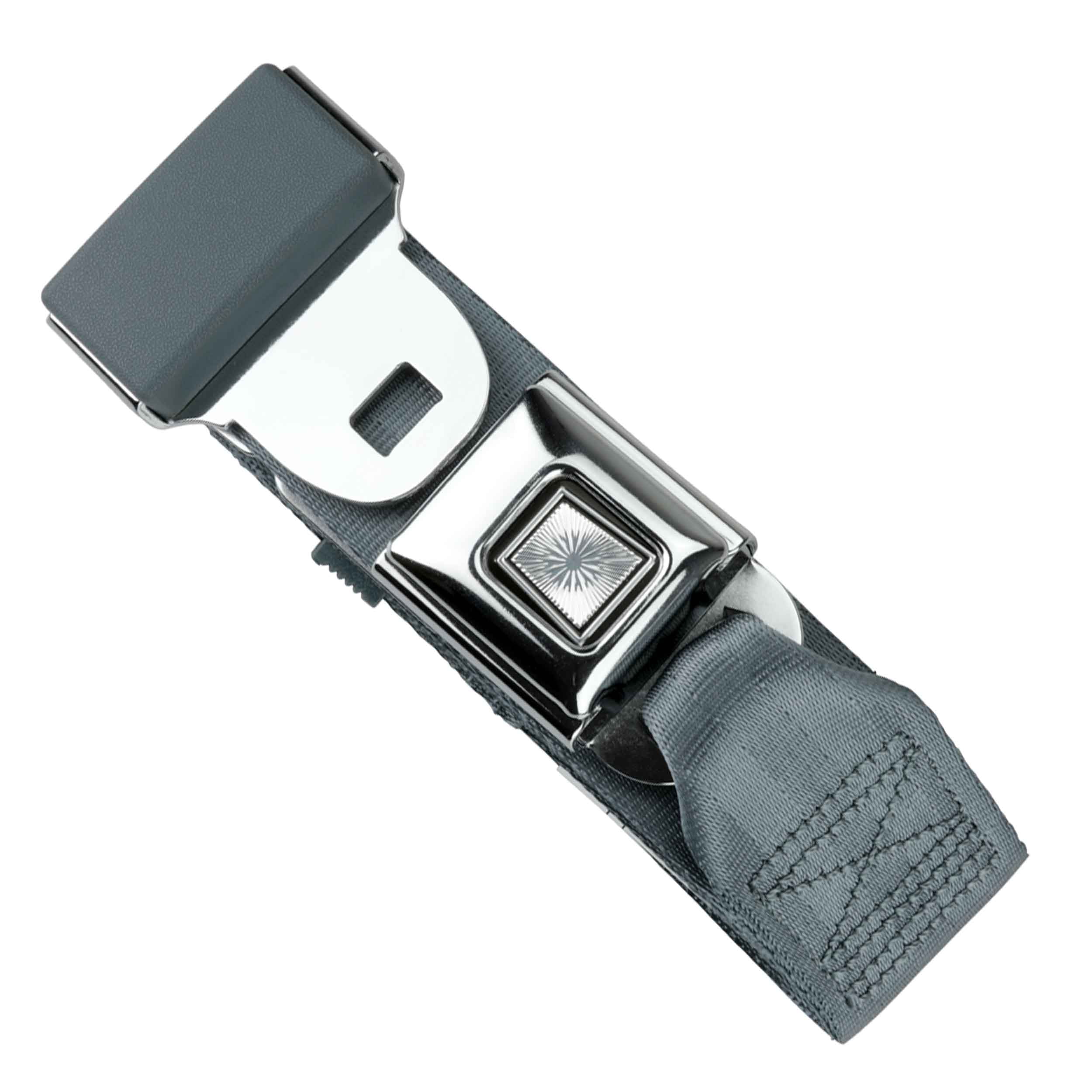 RetroBelt Blue Push Button Lap Belt 60" 2-Point Seat Belt Safety ...