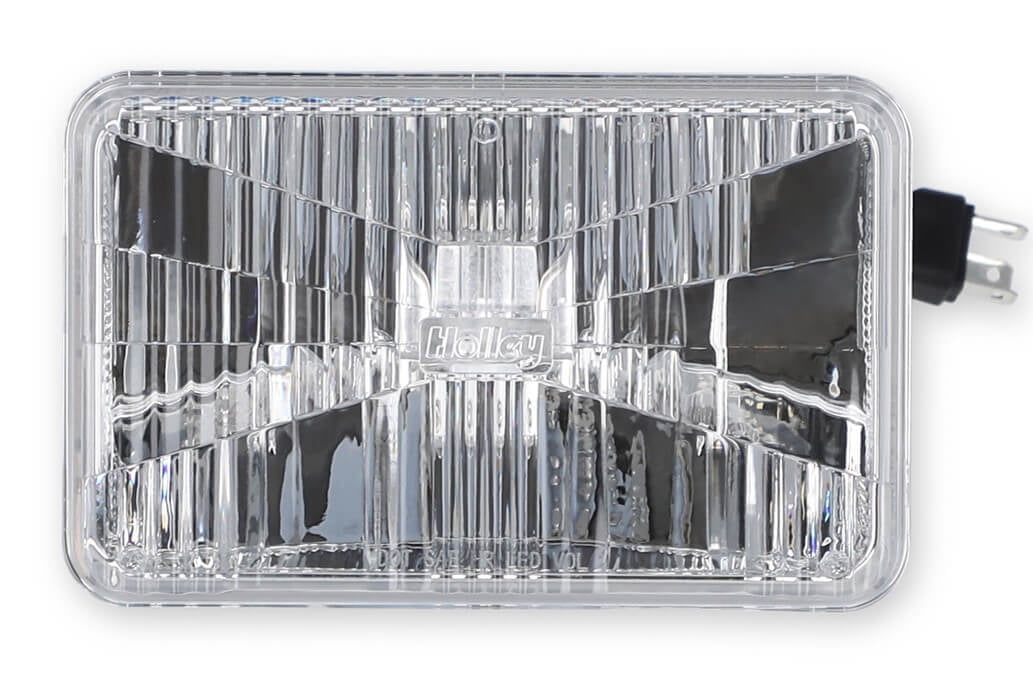 RetroBright RTBLFRB120 4 x 6 in. Rectangle Holley LED Headlights, White ...