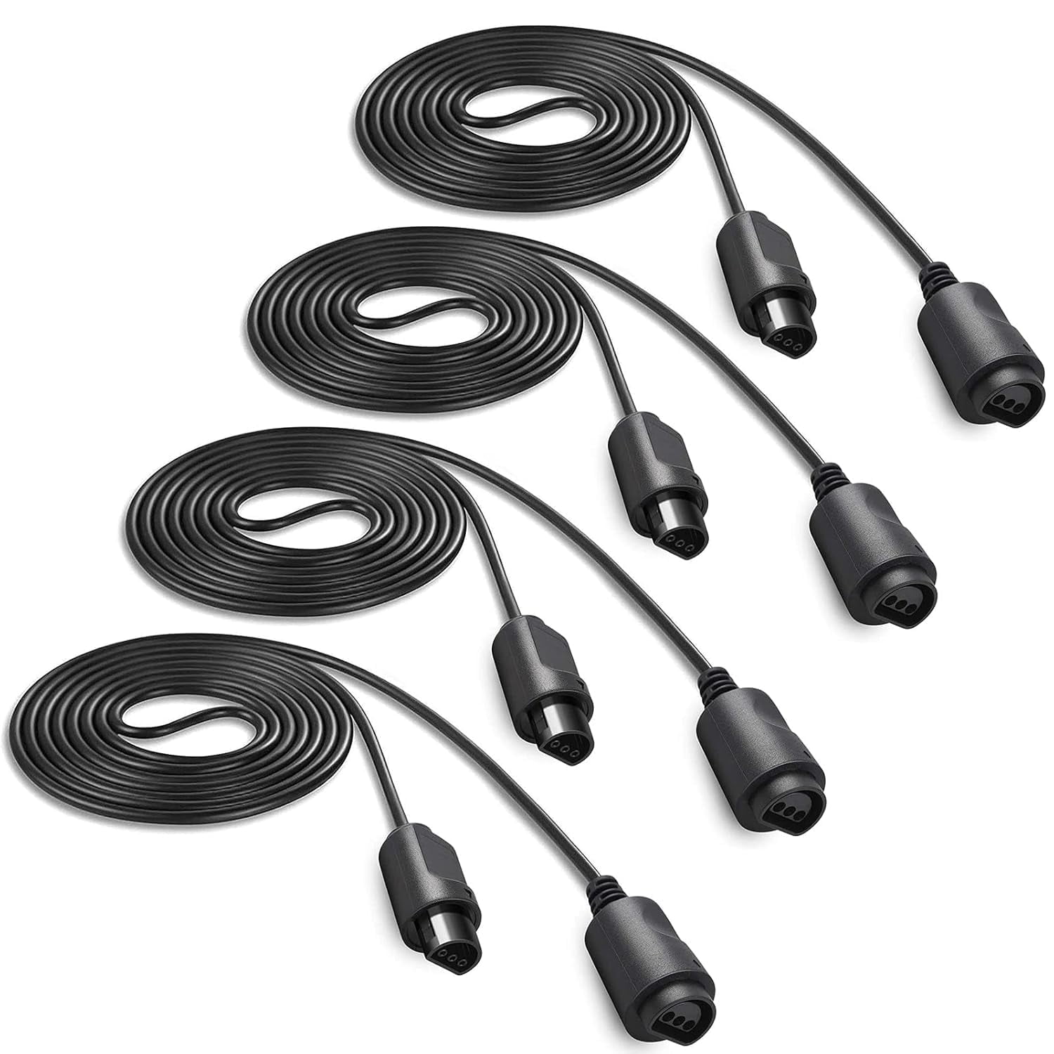 RetroFam, N64 Controller Extension Cables, 6ft, Pack of 4 - Walmart.com