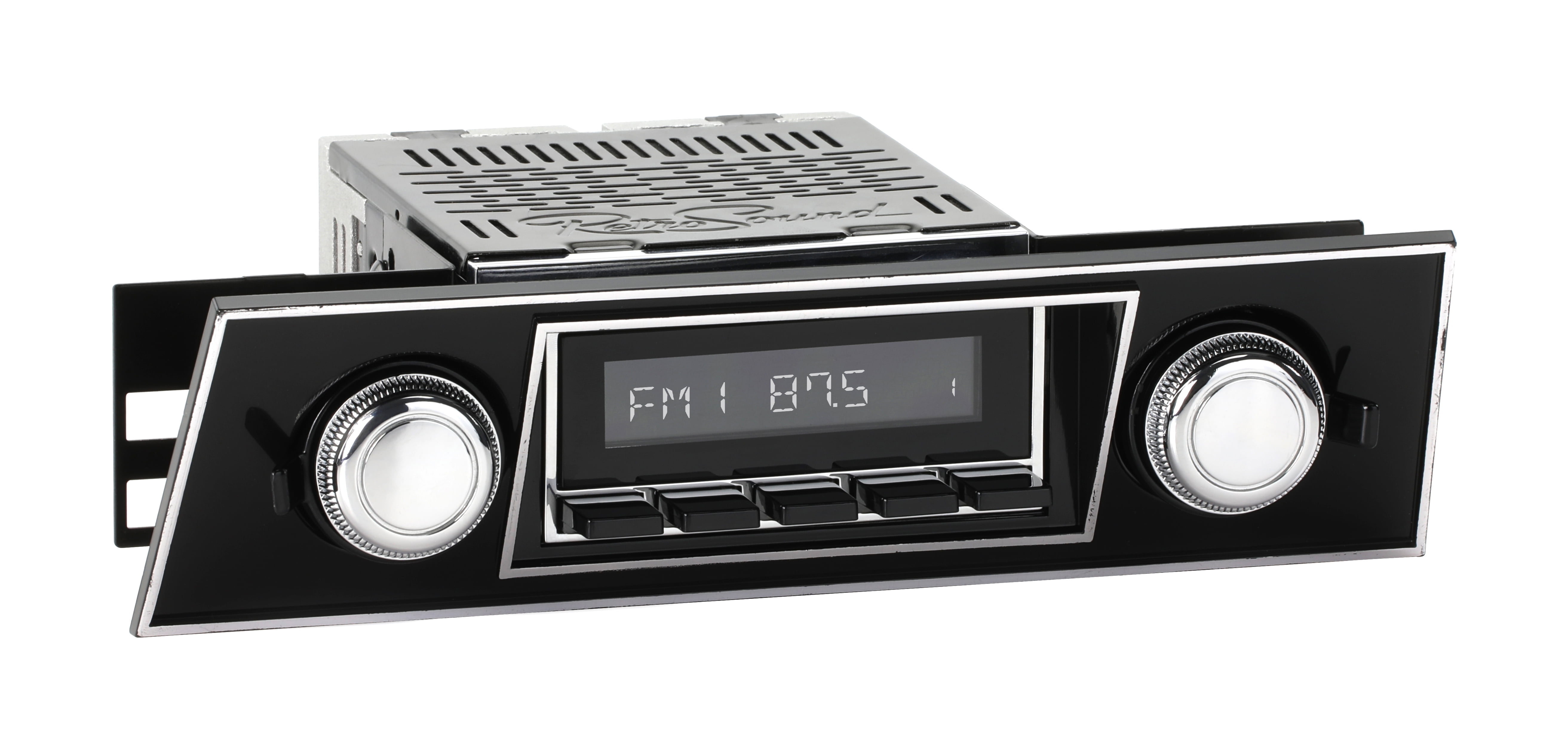 RetroRadio Compatible with 1967-68 Pontiac Firebird Features Include Bluetooth, AUX, AM/FM LACB ...