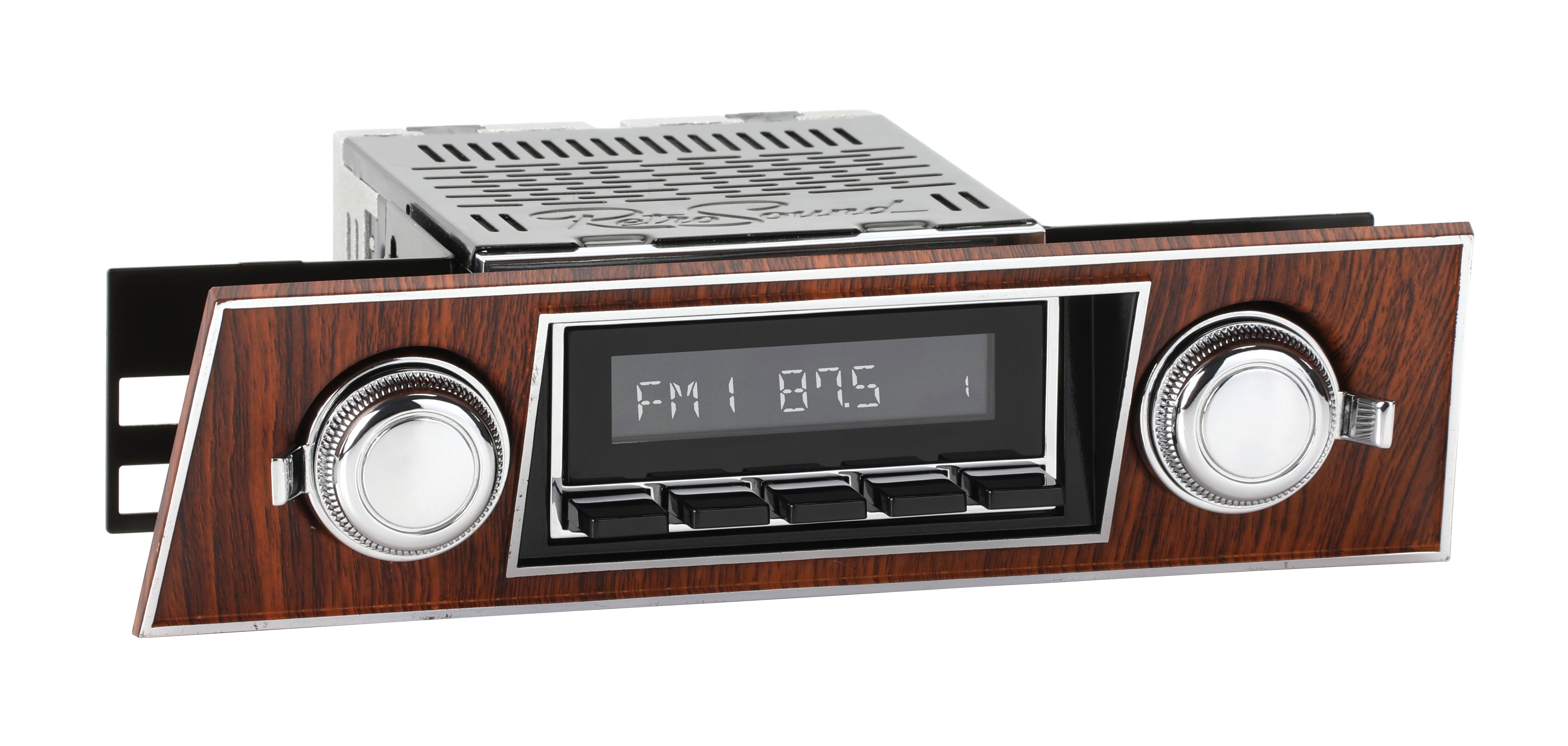 RetroRadio Compatible with 1967-68 Pontiac Firebird Features Include Bluetooth, HD, SiriusXM ...