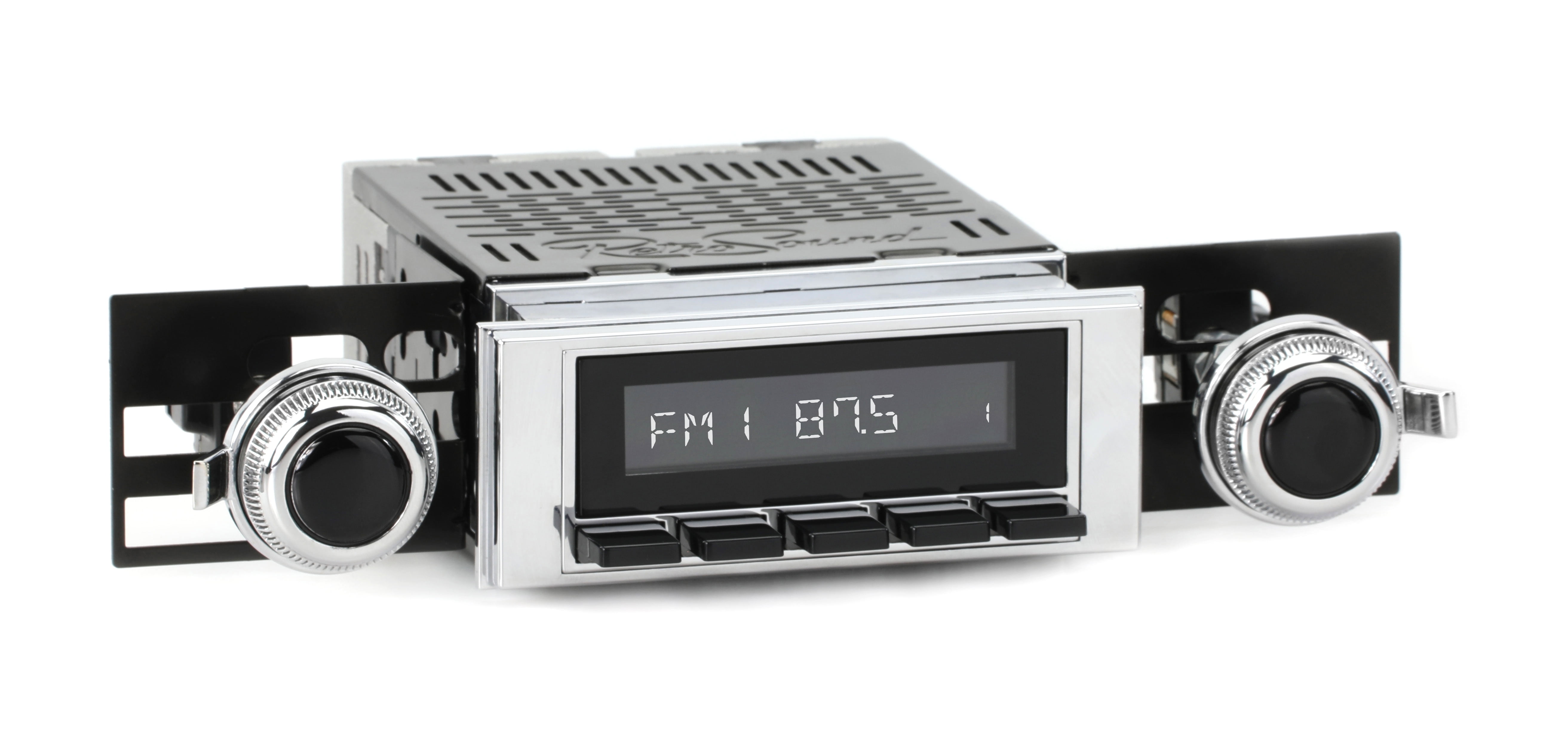 RetroRadio Compatible with 1969 Pontiac Firebird Features Include Bluetooth, AUX, AM/FM LACB-M1 ...