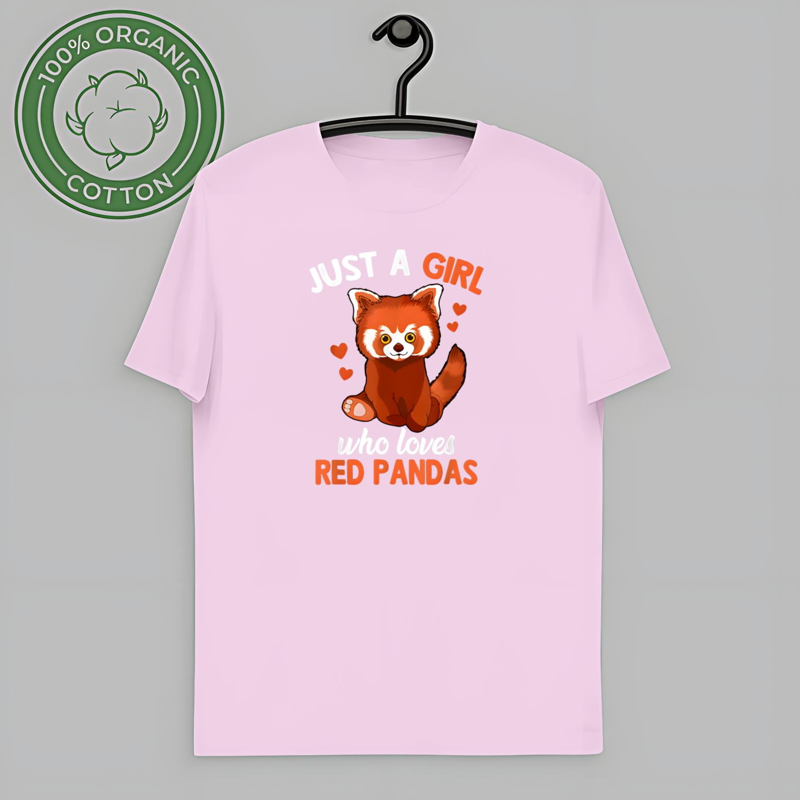 RetroWave07 Cute Red Panda Just a Girl Who Loves Red Pandas T-shirt ...