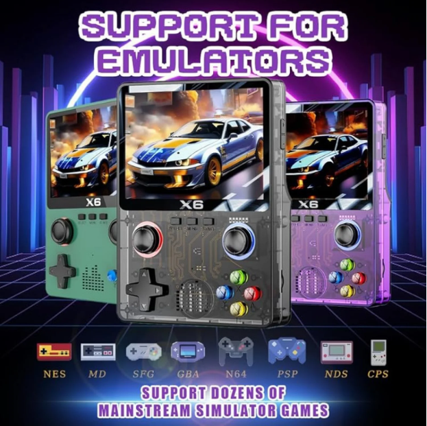 Retroblast 20000+ Console, X6 Mini Game System, Ips Screen, Risc ...