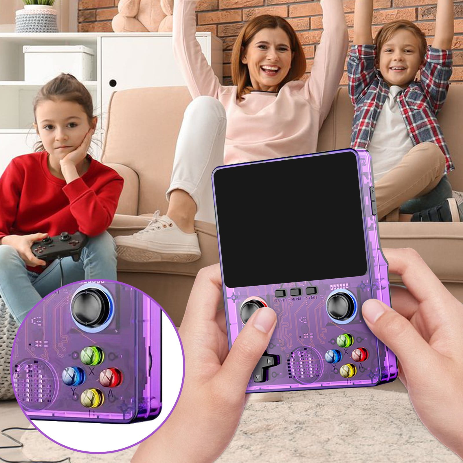 Retroblast Console 640x480 Resolution,3.5-Inch Retroblast Console Handheld, Type-C Quick,Can Be ...