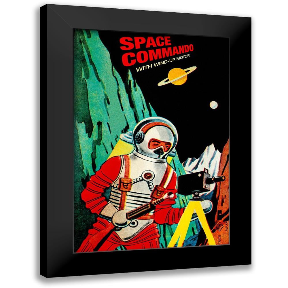 Retrobot 11x14 Black Modern Framed Museum Art Print Titled - Space ...