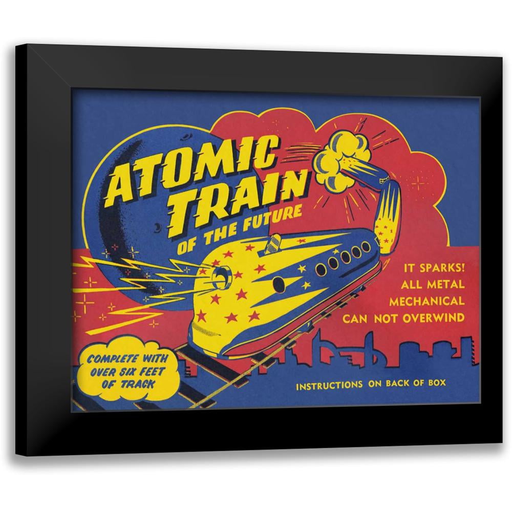Retrobot 18x15 Black Modern Framed Museum Art Print Titled - Atomic ...